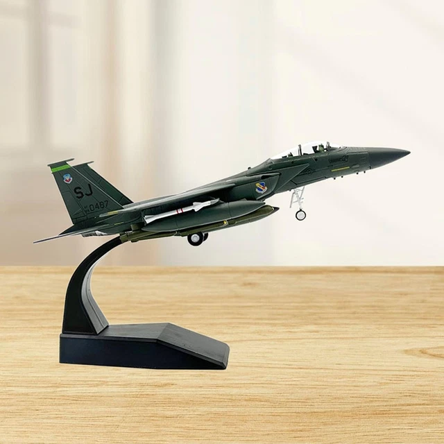1/100 SCALE FIGHTER Aircraft Model Metal Fighter Model Tabletop Decor ...