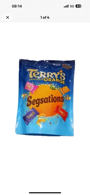 TERRY'S CHOCOLATE ORANGE Segsations 300g Pouch (28/09/2026) £7.58 ...