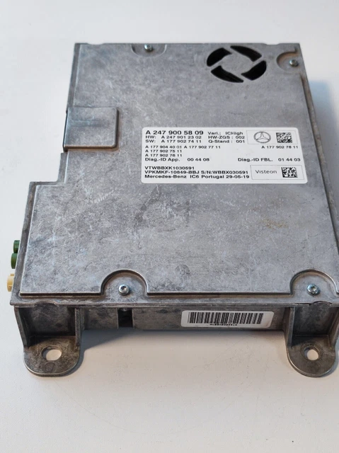 ORIGINAL MERCEDES A B-Klasse W177 W247 ECU Steuergerät A2479005809 EUR ...