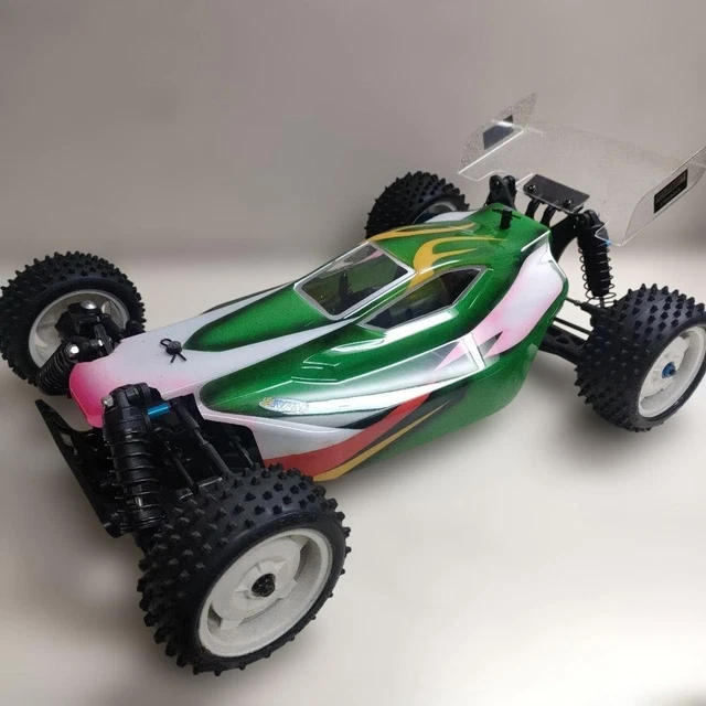 TAMIYA TT02B CHASSIS RC Buggy with Body Servo Upgraded Parts Off Road ...