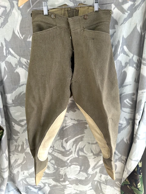 ORIGINAL WW2 BRITISH Army Officers Riding Breeches - 26" Waist £45.00 ...