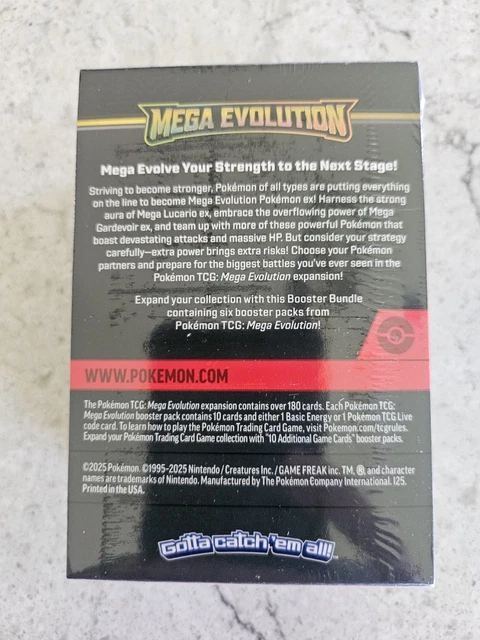 POKÉMON TCG MEGA Evolution Booster Bundle Box IN HAND SHIPS FAST New ...