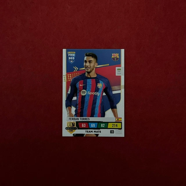 FERRAN TORRES-BARCELONA-PANINI-ADRENALYN XL-FIFA 365 2022/2023-N.178 ...