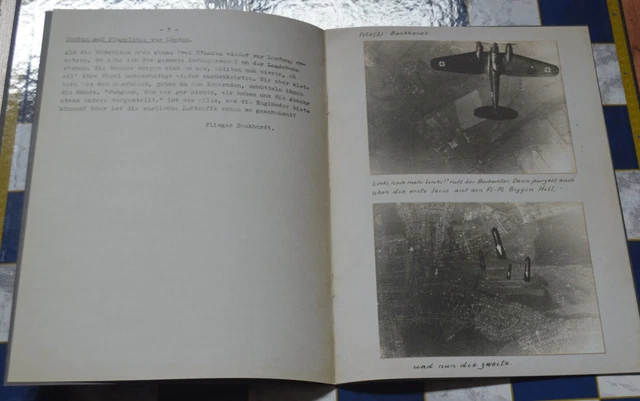 1940 WWII GERMAN Pilots Combat Reports of Attacks on RAF Fighter ...