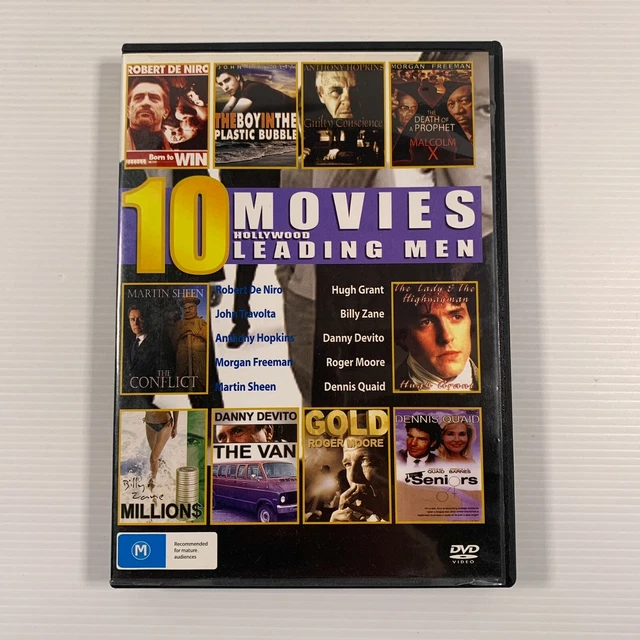 10 MOVIES - Hollywood Leading Men (DVD 4 discs) Region 4 $6.75 ...