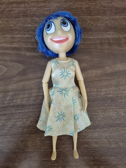 DISNEY PIXAR STORE Inside Out Deluxe Talking Figure Doll Disgust Joy ...
