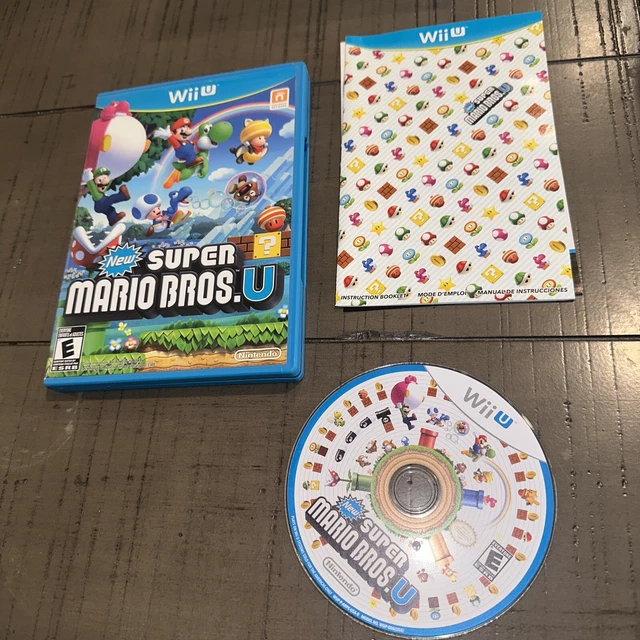NEW SUPER MARIO Bros. U (Nintendo Wii U, 2012 COMPLETE disk/case/manual ...