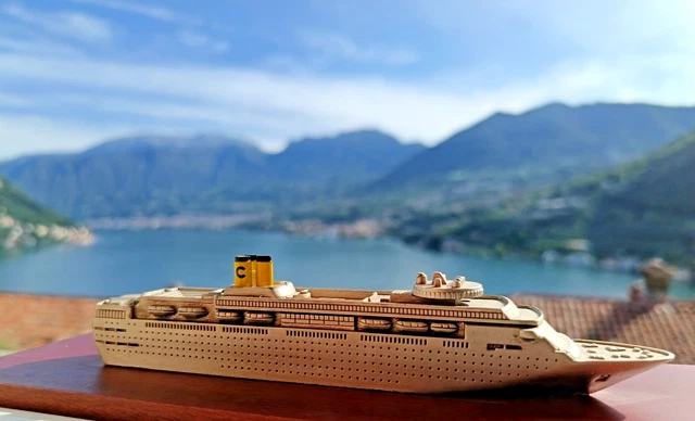 COSTA CLASSICA SCALE Model Cruise Ship Modellino Nave Crociera italia 1 ...