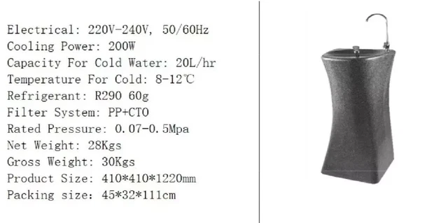 RUST FREE FILTERED Cold Water Bubbler, Water Cooler, Water Fountain ...