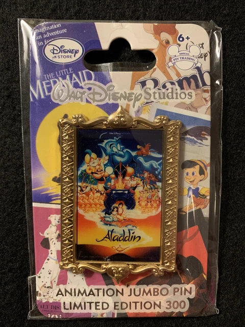 WALT DISNEY STUDIOS Aladdin Jumbo Animation Limited Edition LE 300 Pin ...