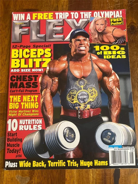 FLEX BODYBUILDING MUSCLE magazine KEVIN LEVRONE & BETH HORN 8-03 £16.06 ...