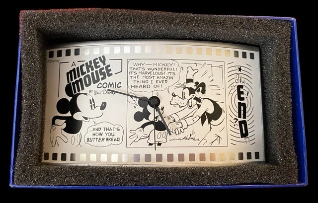 DISNEY'S MICKEY MOUSE Comic Strip Best Guest Clock New £13.32 - PicClick UK