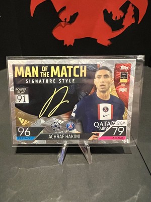 TOPPS MATCH ATTAX 22/23 stile firma Achraf Hakimi - #434 - lotto 2 EUR ...
