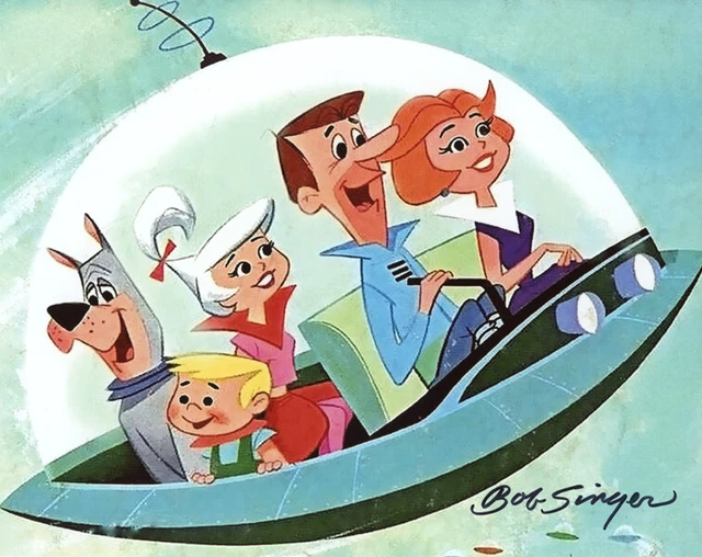 BOB SINGER SIGNED 8x10 PHOTO FLINTSTONES SCOOBY DOO JETSONS ANIMATOR ...