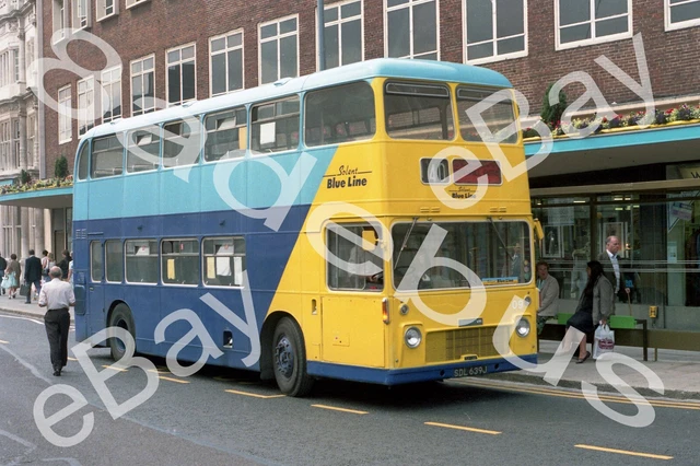BUS NEGATIVE & Copyright SOLENT BLUE LINE SDL 639J [09] £1.99 - PicClick UK
