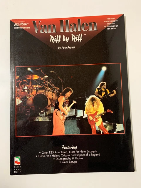 VAN HALEN RIFF by Riff Guitar Tab / Tablature Book - Cherry Lane 1995 £ ...