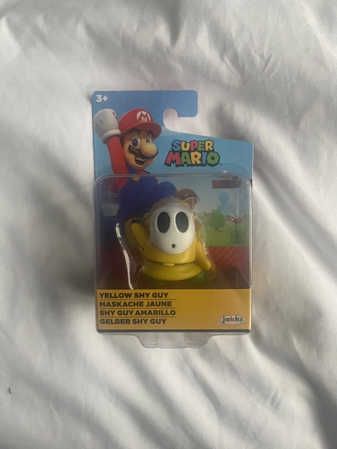 FIGURINE SUPER MARIO Yellow Shy Guy Jakks Pacific 1,5 pouces jouet ...