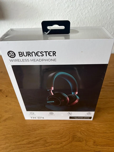 BURNESTER WIRELESS BLUETOOTH Kopfhörer TM-073 -originalverpackt ...