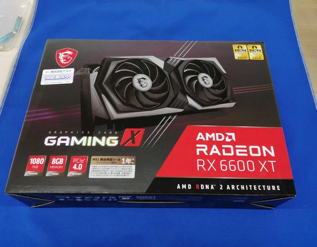 MSI RADEON RX 6600 Xt Gaming X 8G Graphic Board £435.27 - PicClick UK