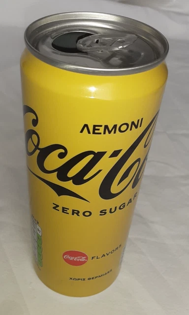 COCA-COLA LEMON COKE Zero Can, Greek, 330ml, Empty, 2025 £2.80 ...