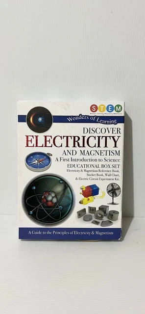 DISCOVER ELECTRICITY AND Magnetism Wonders of Learning STEM - Educational £12.80 - PicClick UK