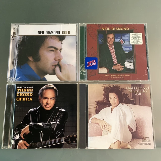 NEIL DIAMOND 💿 5 LOT: Gold, Christmas Album Vol II, 3 Chord Opera ...