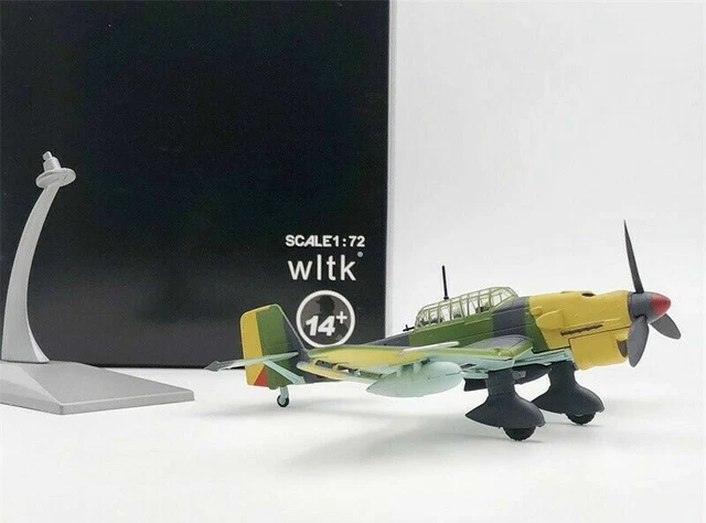 WLTK GERMAN JUNKERS Stuka Ju-87B Dive Bomber 1/72 Diecast Aircraft ...