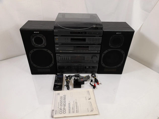 SONY HIFI SYSTEM With CD Tape Record Player And Speakers - XO-D50 £199. ...