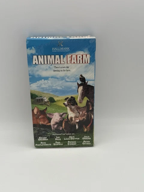 ANIMAL FARM GEORGE Orwell VHS 1999 Kelsey Grammer Julia Louis-Dreyfus ...