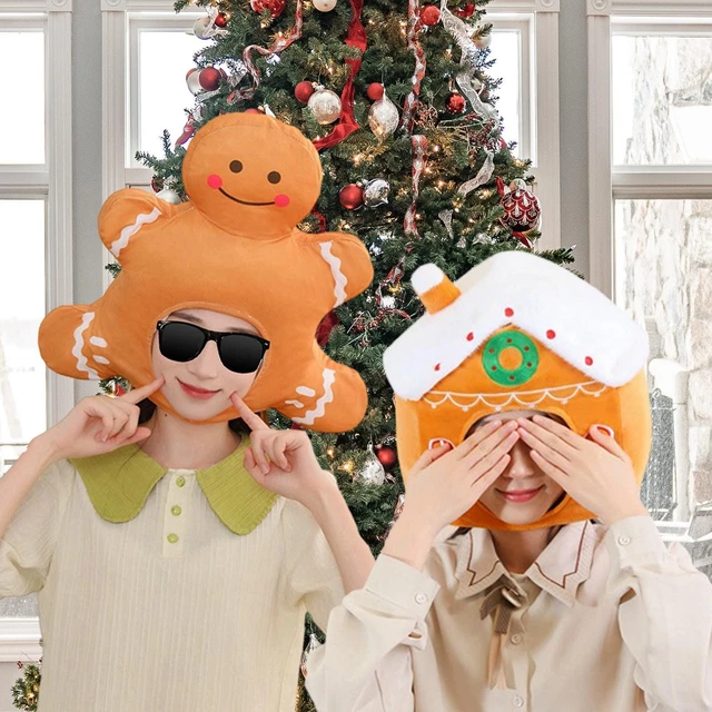 GINGERBREAD MAN HAT Gingerbread House Hat for Birthday Gifts ...