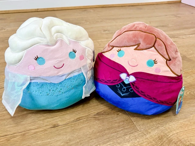 DISNEY FROZEN ELSA & Anna Squishmallows plush soft toy 10 inch NEW £42. ...