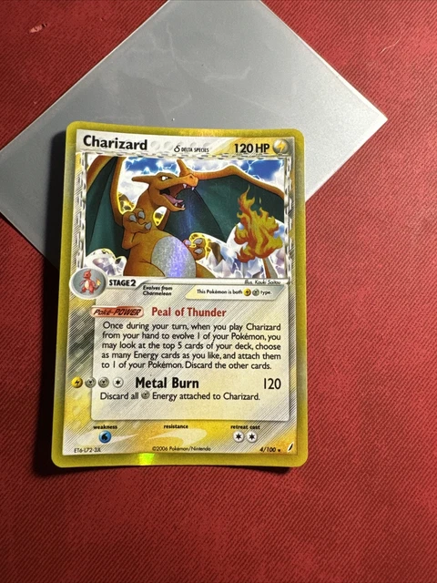 POKÉMON TCG CHARIZARD (Delta Species) EX Crystal Guardians 4/100 Holo ...