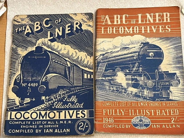 IAN ALLAN ABC Of LNER Locomotives 2 x Books 1945 1946 £12.00 - PicClick UK