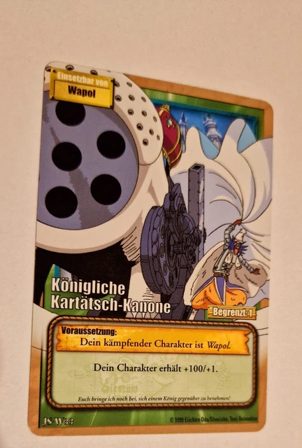 ONE PIECE KARTE JS-W33 Königliche Katätsch Kanone EUR 1,00 - PicClick DE