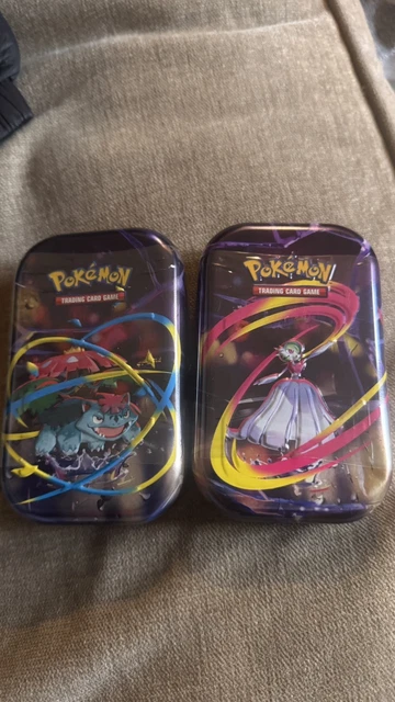 POKÉMON TCG MEGA Evolutions Two Mini Tins - Brand New - Sealed £26.69 ...