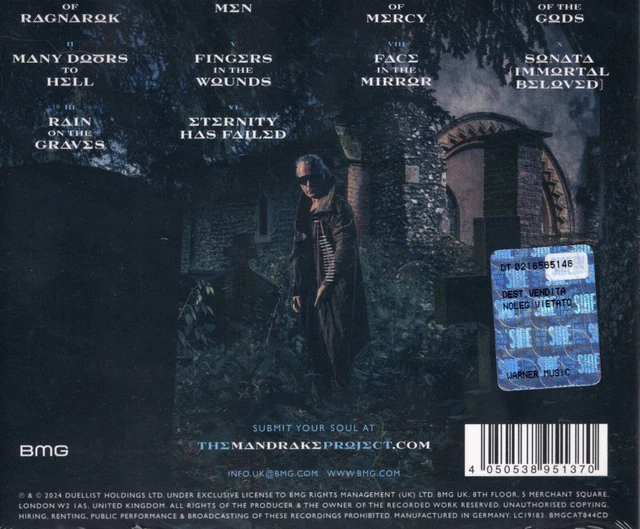 BRUCE DICKINSON - The Mandrake Project (2024) CD EUR 20,55 - PicClick FR