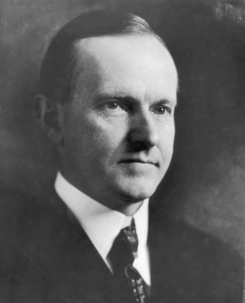 HEADSHOT PORTRAIT OF Calvin Coolidge 30th president of the Uni- 1925 ...