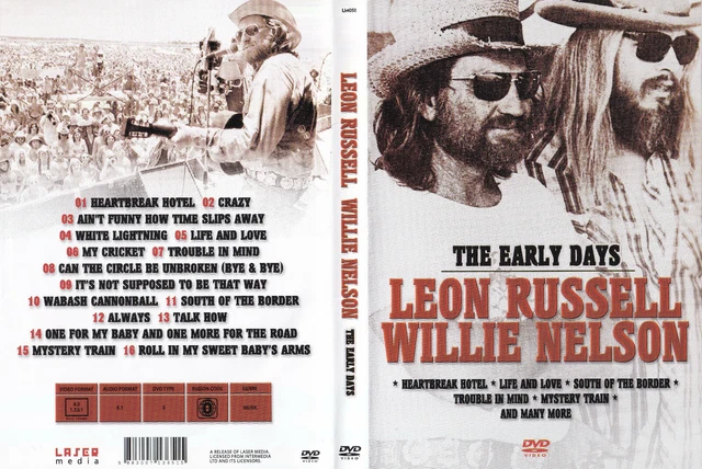 LEON RUSSEL & Willie Nelson / The Early Years / DVD von 2014 ...