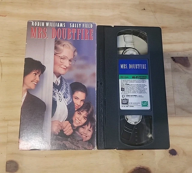 MRS. DOUBTFIRE VHS 1993 Robin Williams Sally Field Comedy Movie Tested ...