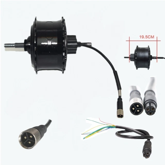 FAT BIKE WHEEL Hub Motor Electric Bike Motor 48V 750W Brushless E-bike ...