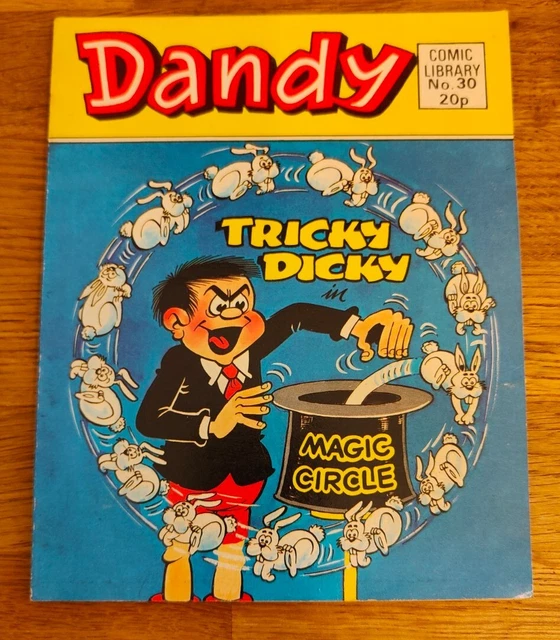 COMIC - CLASSIC Dandy Comic Library No #30 Tricky Dicky In Magic Circle ...