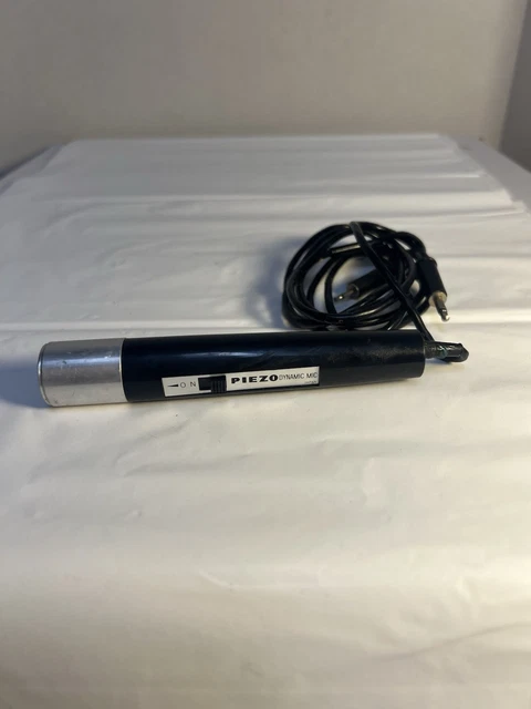 VINTAGE PIEZO DYNAMIC Microphone Wired Untested Sold As-Is $7.35 ...