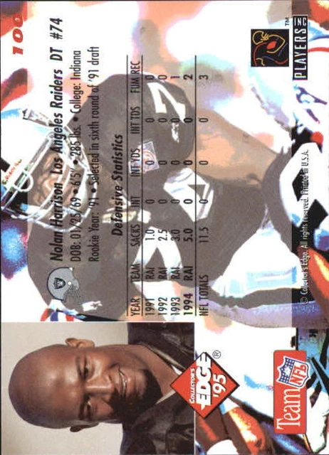 1995 COLLECTOR'S EDGE 22K Gold Patriots carte de football #129 Drew ...