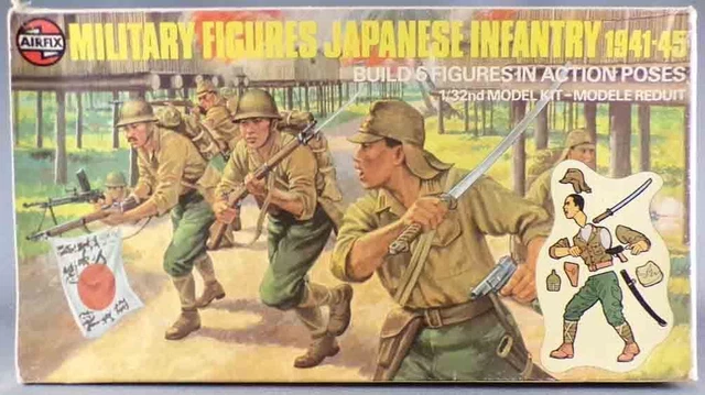 AIRFIX 04584-5 MULTIPOSE Military Figures WW2 Japanese Infantry 1941-45 ...