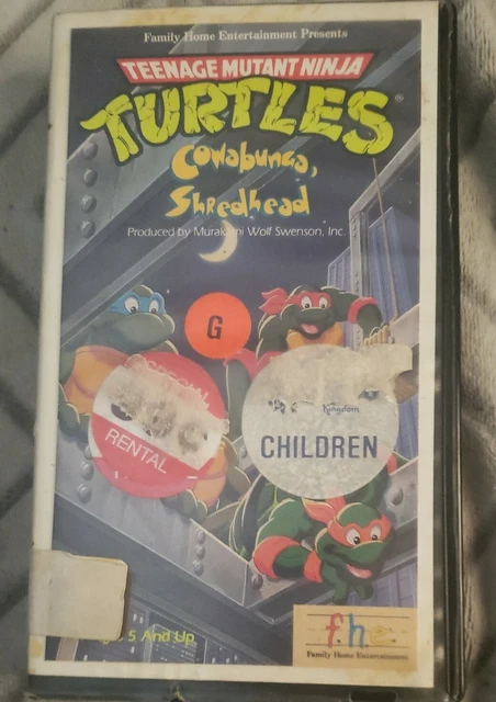 TEENAGE MUTANT NINJA Turtles Cowabunga Shredhead Vhs Tape EUR 6,80 ...
