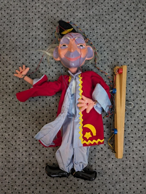 PELHAM PUPPET WIZARD - classic 1970s puppet in its original box. £31.88 ...