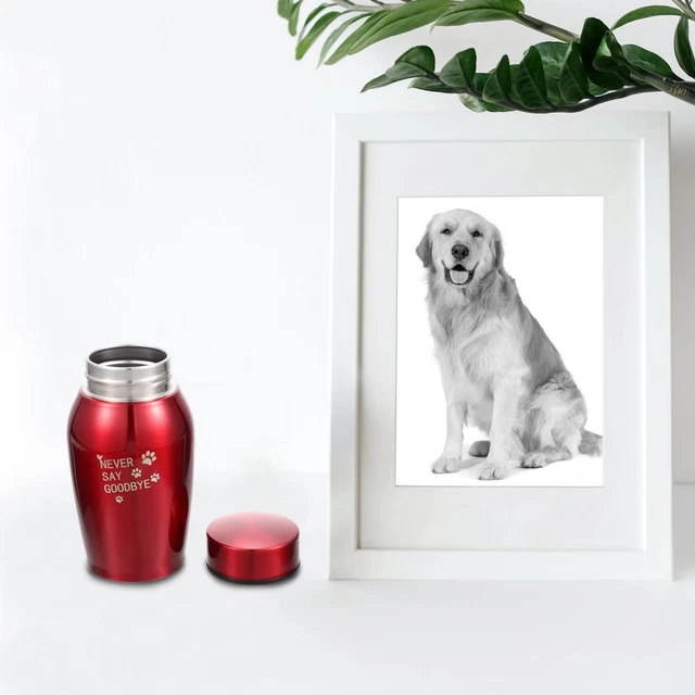 PET BONE ASH Container Cat Ashes Storage Box Dog Memorial Cremation Urn ...