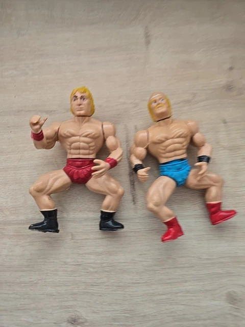 RARE VINTAGE HULK Hogan Action Figure Pair Bootleg £15.00 - PicClick UK