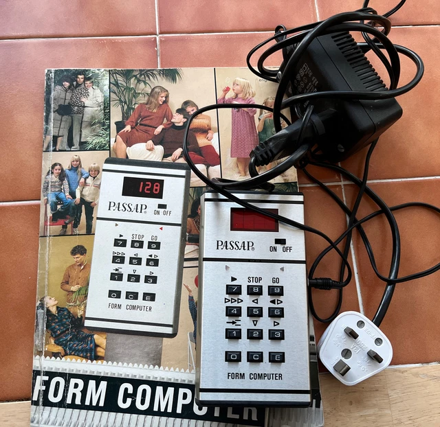 PASSAP ELECTRONIC KNITTING Machine Duomatic 80 Form Computer, Leads ...