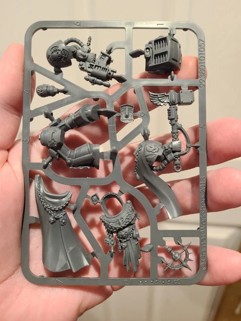 GW WARHAMMER 40K Space Marine Blood Angel Terminator Captain On Sprue ...